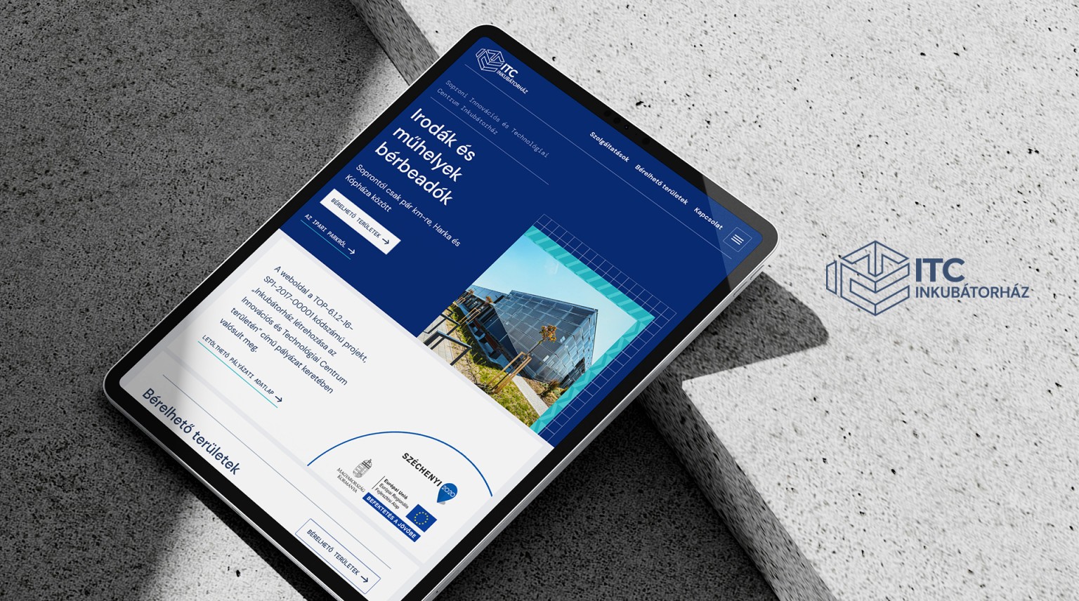 Innovative Website and Visual Update for ITC Sopron Industrial Park | Voov